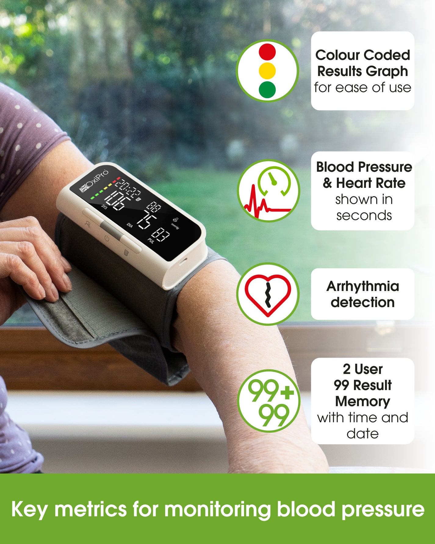 OxiPro BP2 Smart Blood Pressure Monitor – OxiPro Medical Ltd