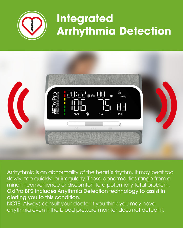 OxiPro BP2 Smart Blood Pressure Monitor – OxiPro Medical Ltd