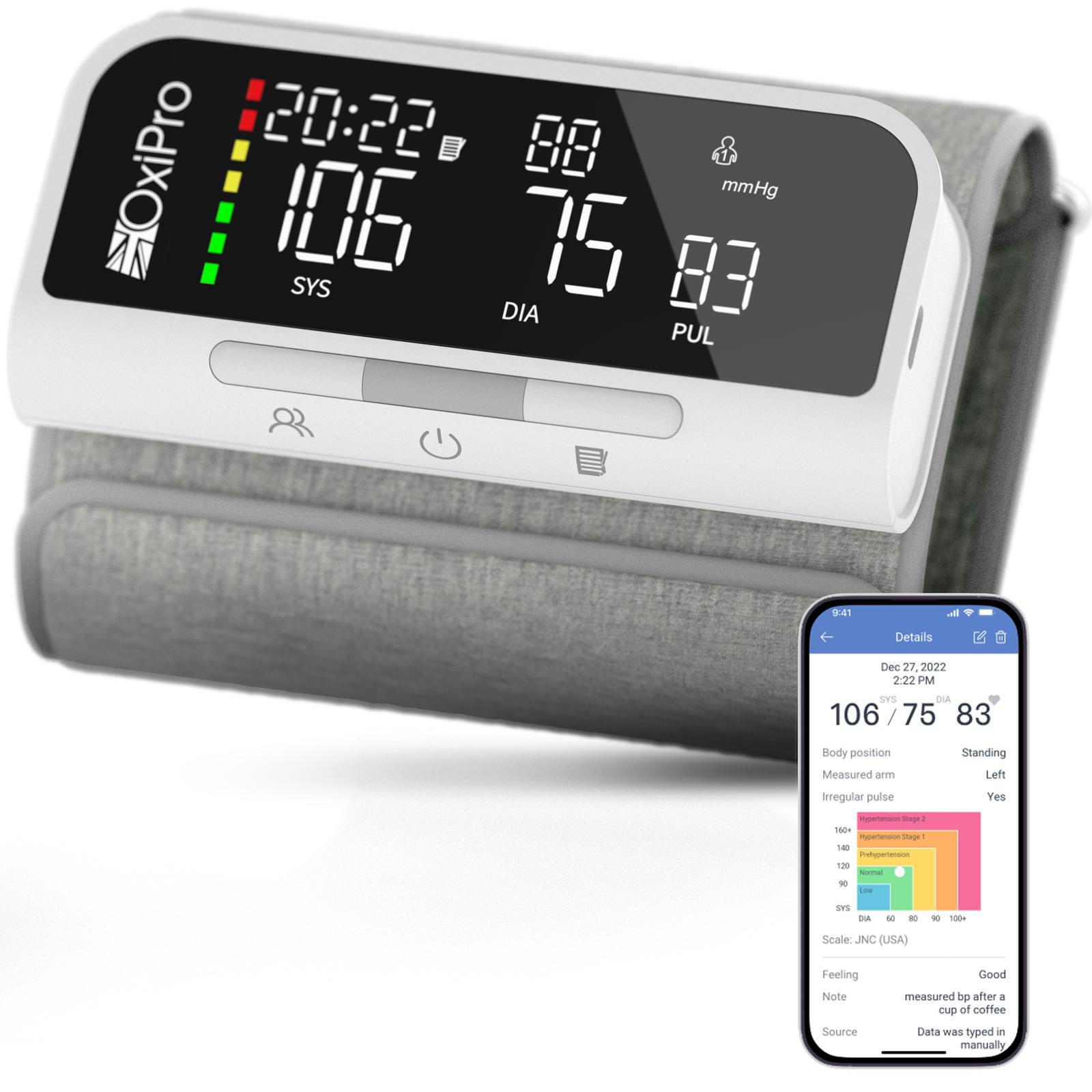 OxiPro BP2 Smart Blood Pressure Monitor – OxiPro Medical Ltd